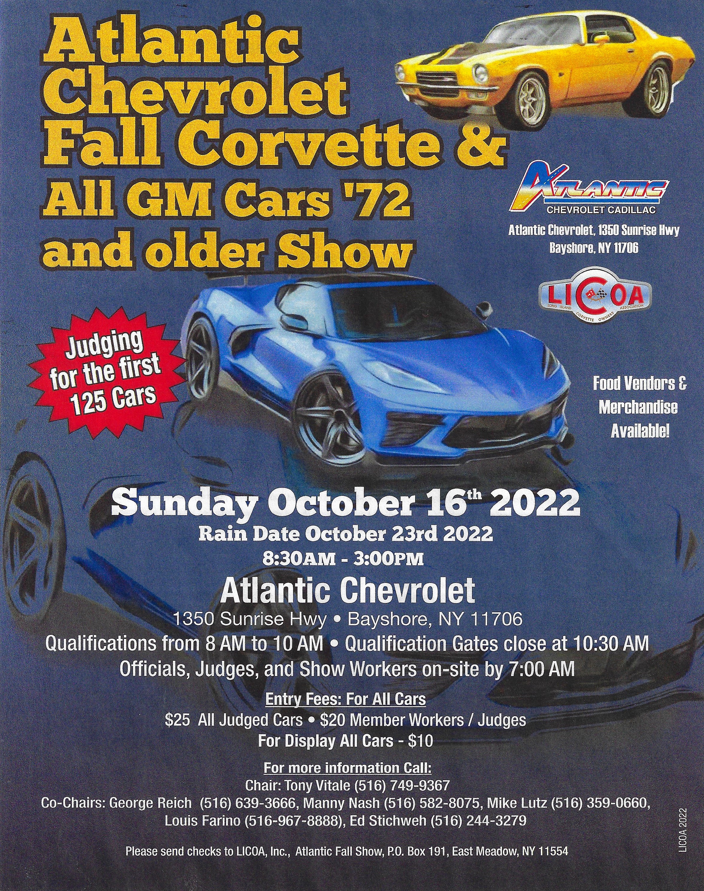 Vanderbilt Cup Races - Atlantic Chevrolet Fall Corvette and All GM Cars ...