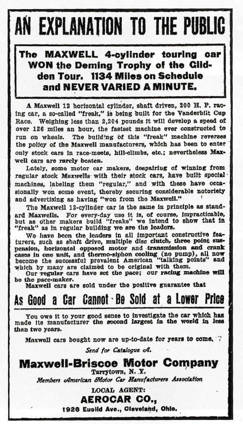 Vanderbilt Cup Races - Blog - From Antique Automobile; The 1906 12 ...