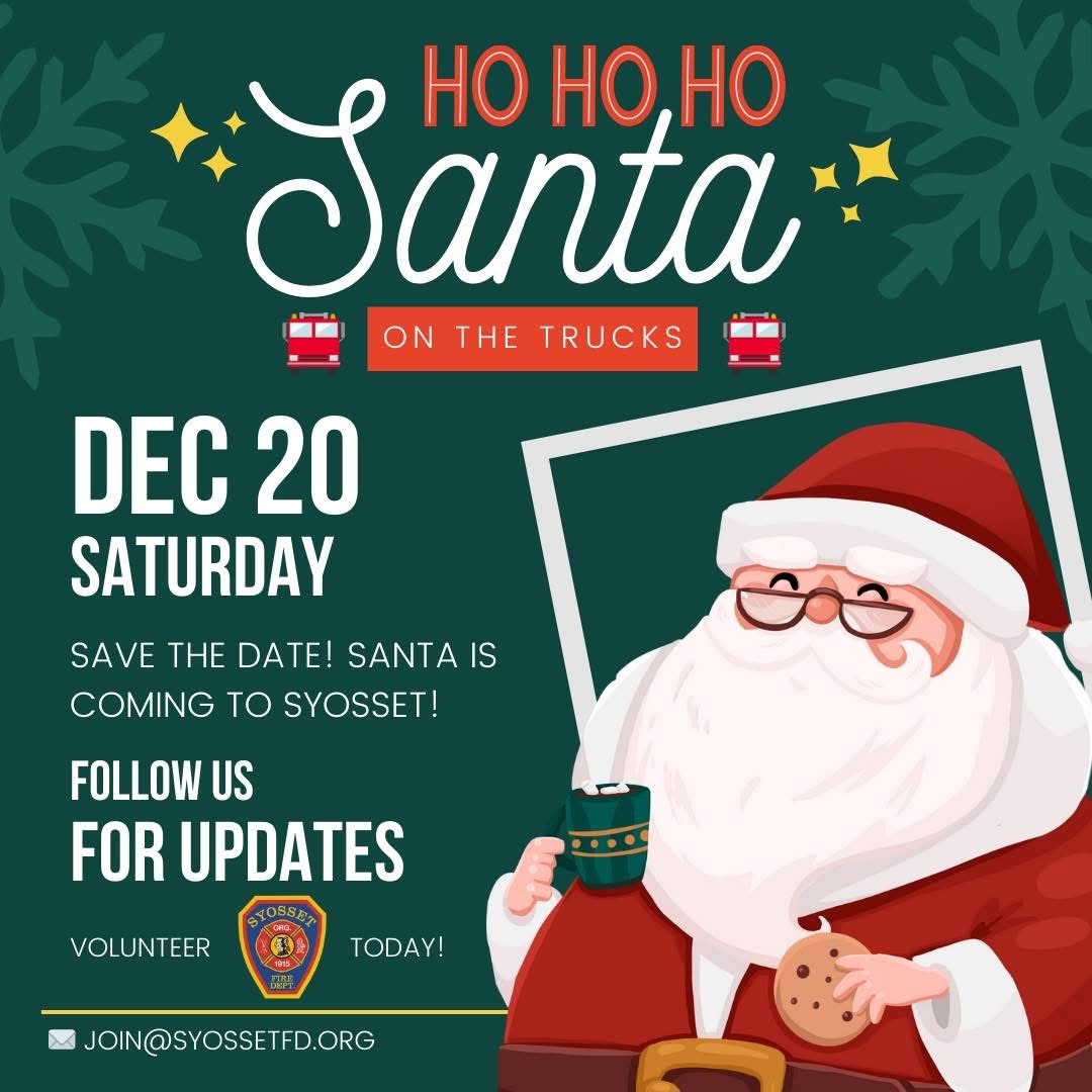 Vanderbilt Cup Races - The Syosset Fire Department HO HO HO Santa on ...