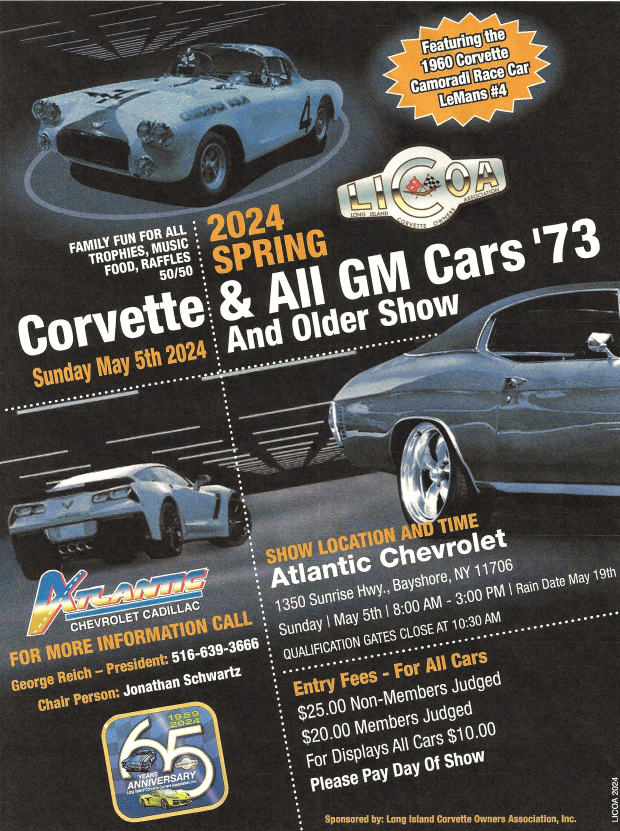 Vanderbilt Cup Races - LICOA Corvette & All GM Cars ‘73 and Older Show ...