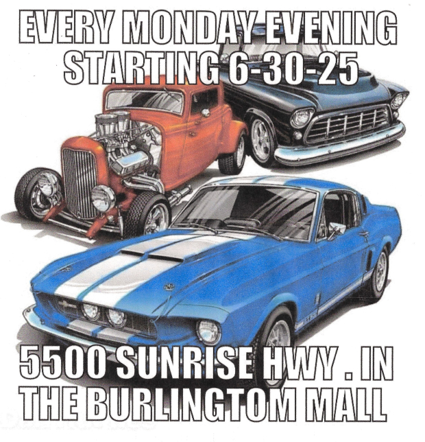 Vanderbilt Cup Races - Monday Night Car Cruise Meet, Massapequa, NY