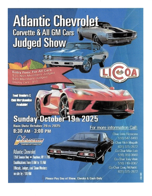 Vanderbilt Cup Races - Atlantic Chevrolet Corvette & All GM Cars Judged ...